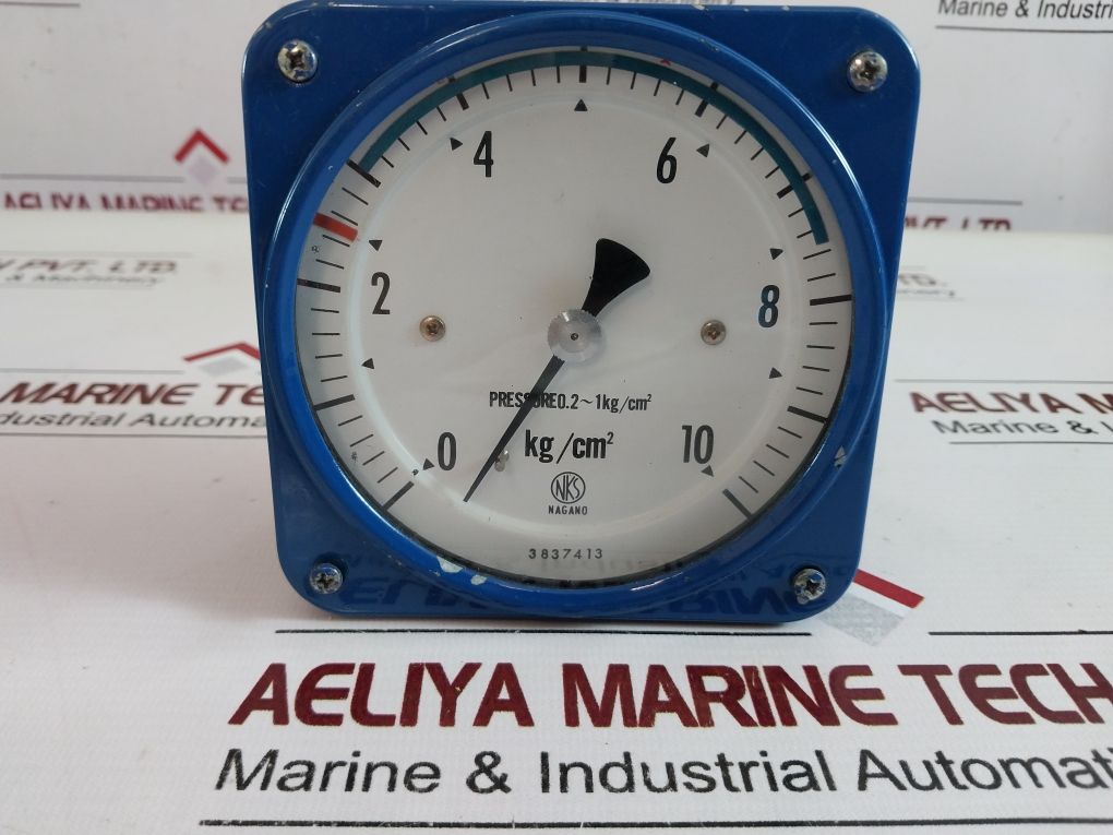 Nagano Nks Pressure Gauge 0 To 10 Kg/Cm2 Free Shipping – Aeliya Marine