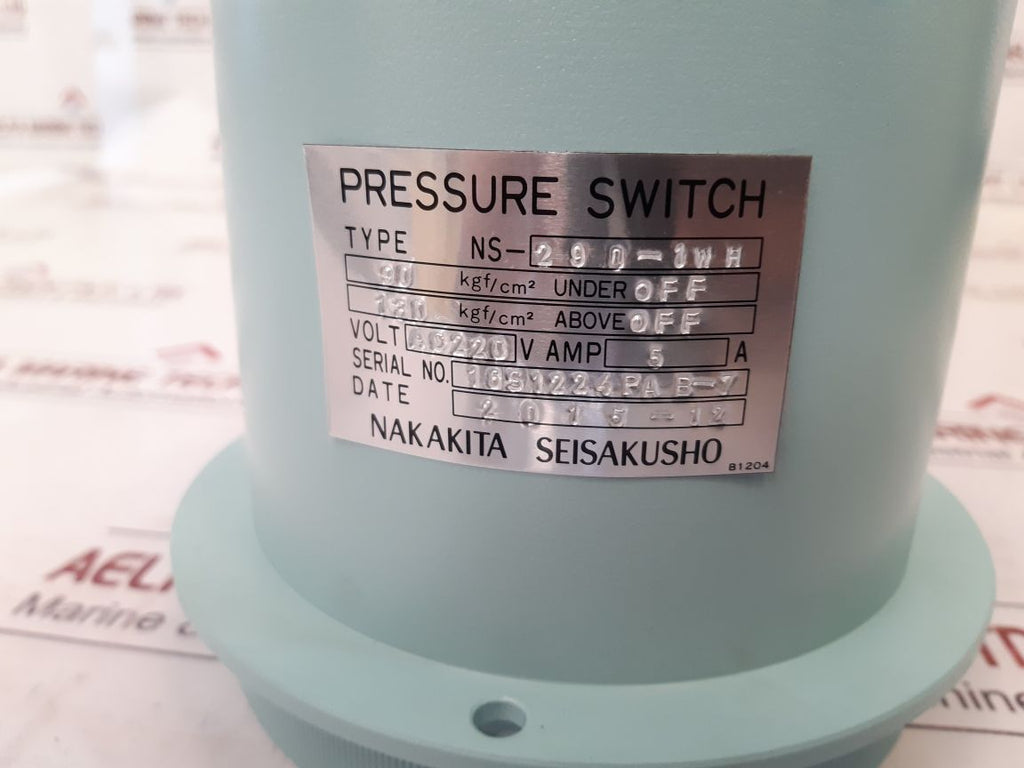 Nakakita Ns-290-1Wh Pressure Switch – Aeliya Marine