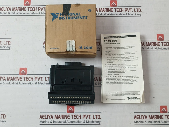 National Instruments Fp-tb-1 Fieldpoint Terminal Base 11Bc2A1 70C Ha33 ...