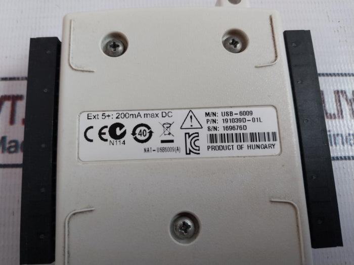 National Instruments Ni Usb-6009 Data Acquisition Card Module 191039D ...