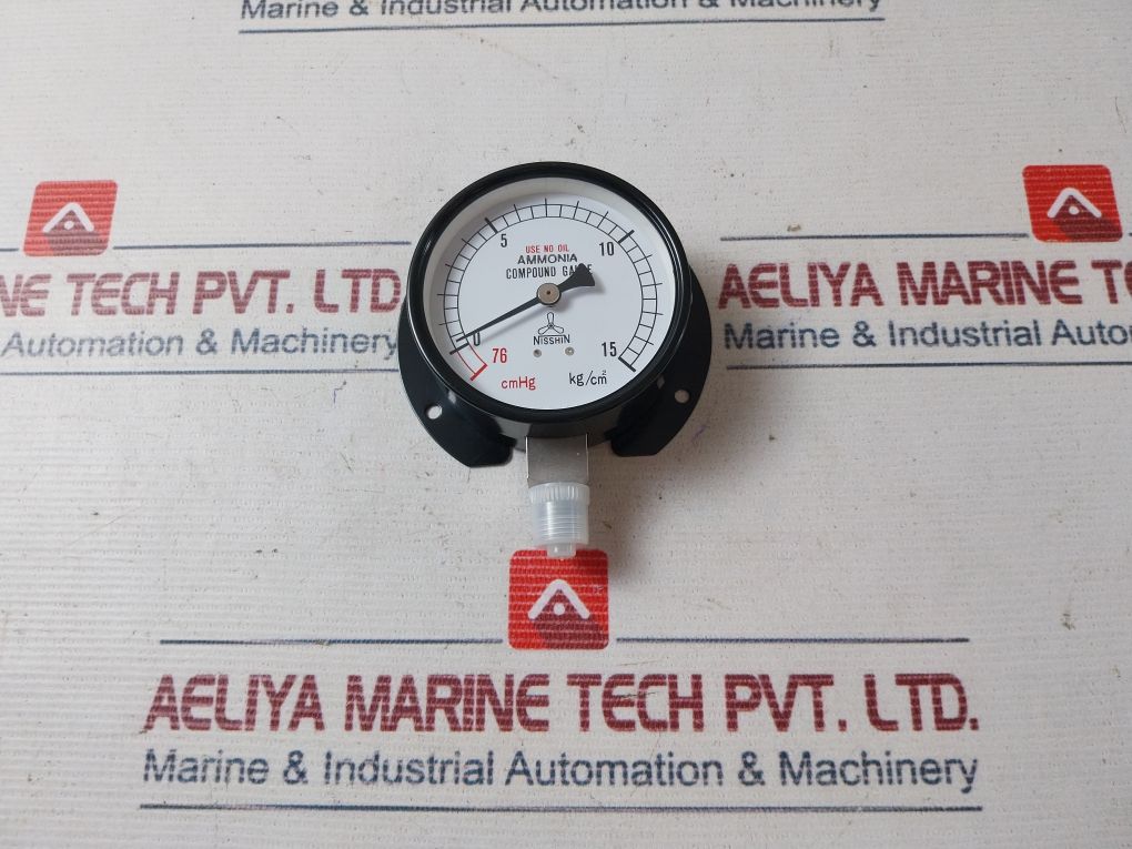 Nisshin 75B-n01N G1/4 Pressure Gauge – Aeliya Marine