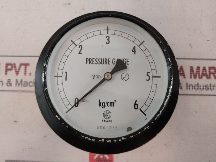 Nks 0-6 Kg/Cm2 Pressure Gauge – Aeliya Marine