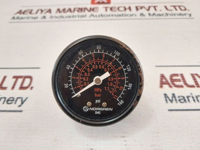 Norgren Asme B40.100-1998 Pressure Gauge 0-160 Psi – Aeliya Marine