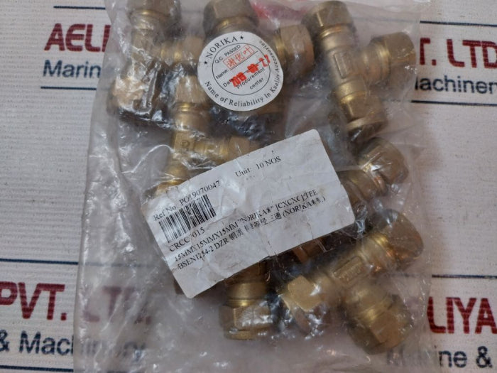 Lot Of 4X Norika En1254-2 Compression Mi Tee 15Mm – Aeliya Marine