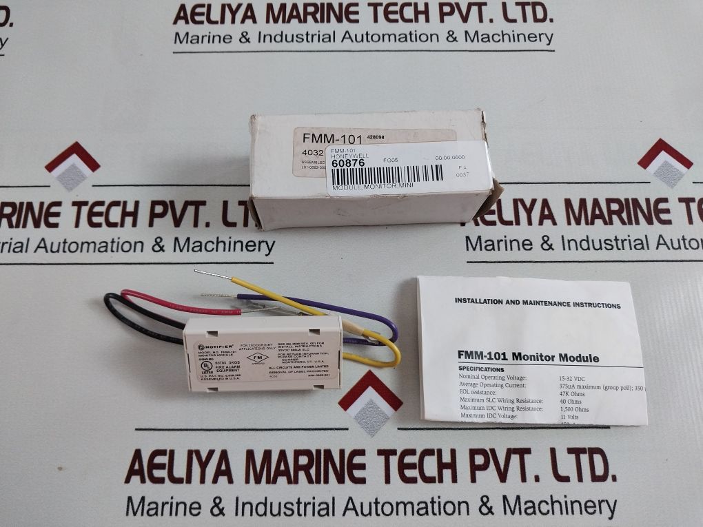 Notifier Fmm-101 Mini Monitor Module Free Shipping – Aeliya Marine Tech ...