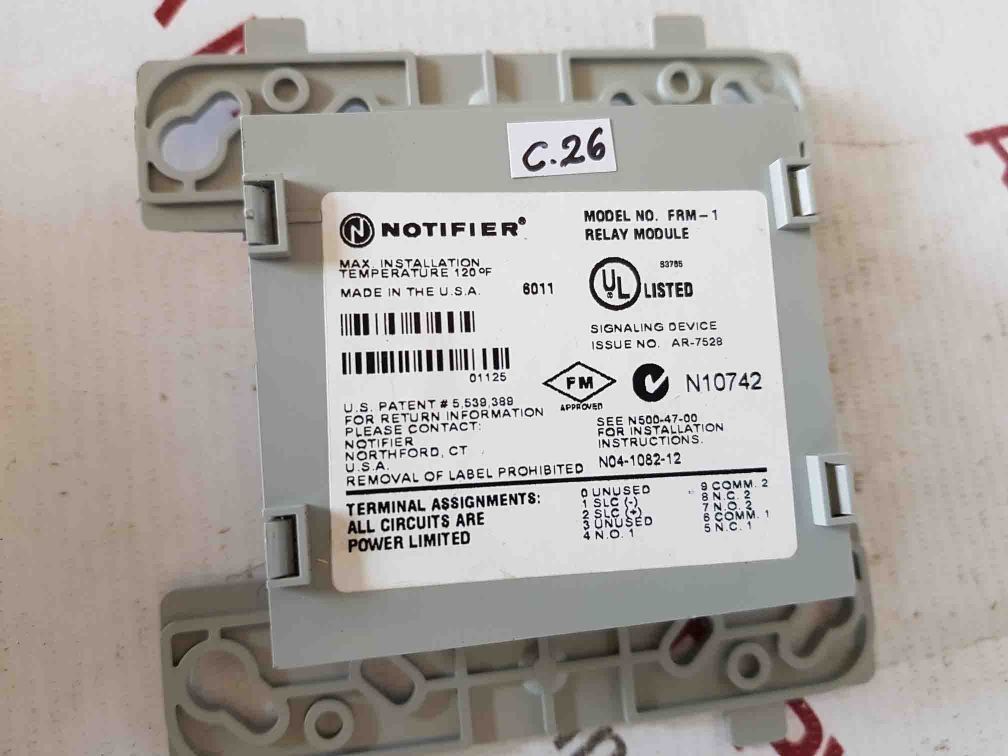 Notifier Frm-1 Relay Module Free Shipping By Express – Aeliya Marine