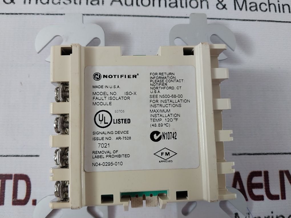 Notifier Iso-x Fault Isolator Module – Aeliya Marine