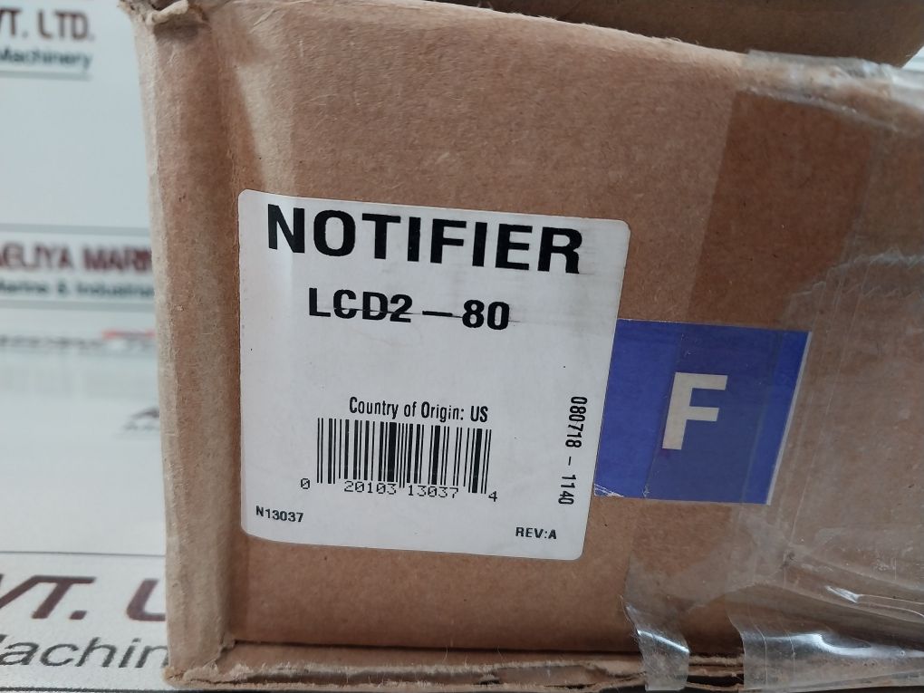 Notifier Lcd2-80 Annunciator Fire Alarm Card – Aeliya Marine