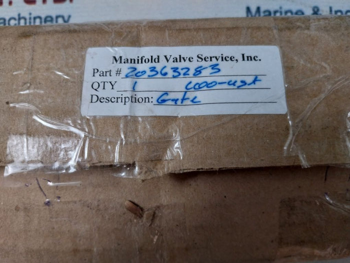 NOV 20363283 Manifold Gate Valve Reliable Flow Control – Aeliya Marine