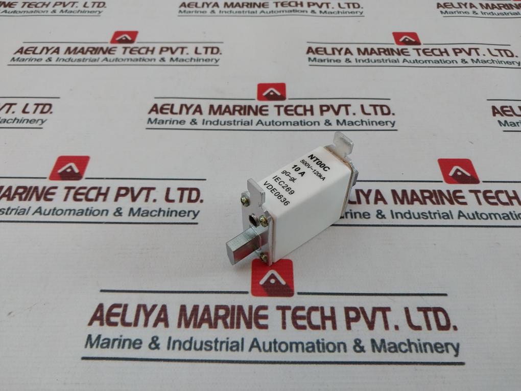 Nt00C Hrc Fuse Link 10A 500V~ 120Ka – Aeliya Marine