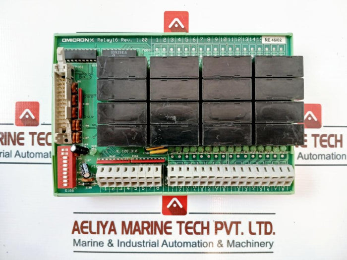 Omicron Relay 16 Printed Circuit Board Rev. 1.00 – Aeliya Marine