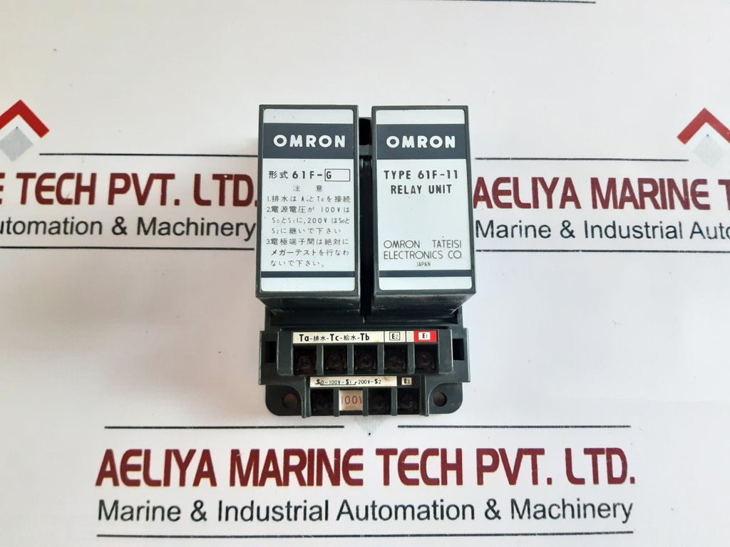 Omron 61F-11 Floatless Level Switch With 61F-g Relay Unit – Aeliya Marine