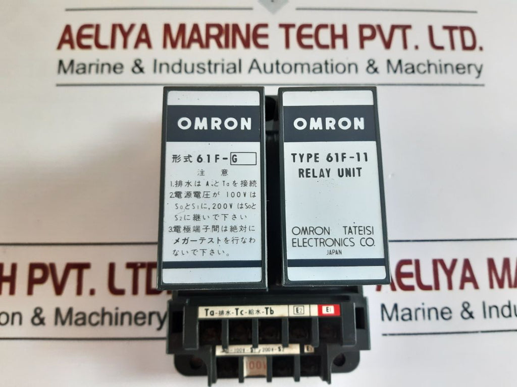 Omron 61F-11 Floatless Level Switch With 61F-g Relay Unit – Aeliya Marine