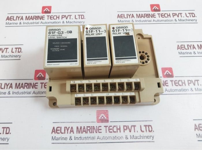 Omron 61F-g3-ob/61F-g3-0B Floatless Level Switch With Relay Unit 61F-1 ...