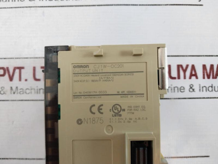 Omron Cj1W-oc201 Automation And Safety Output Unit 250V AcÂ – Aeliya Marine