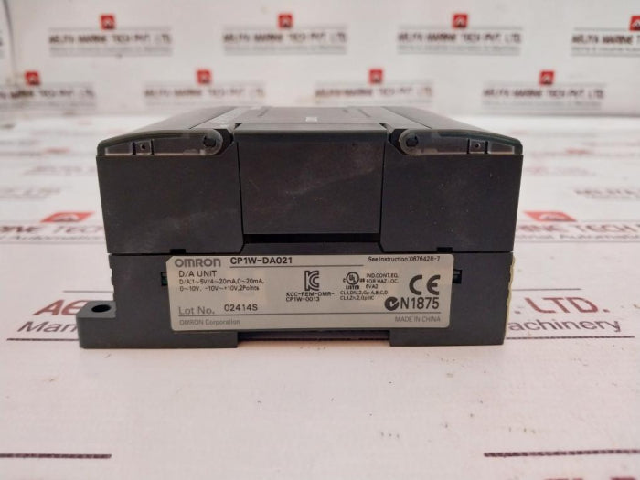 Omron Cp1W-da021 Plc D/A Expansion Unit Kcc-rem-omr-cp1W-0013 0-20Ma ...