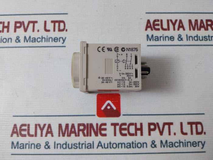 Omron H3Cr-a8E Timer Relay 24-48Vdc 0-12 Hrs 50/60Hz – Aeliya Marine