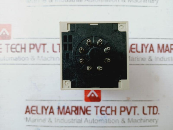 Omron H3Cr-f8 Series Din Rail, Panel Mount Timer Relay 100-240Vac 50/6 ...