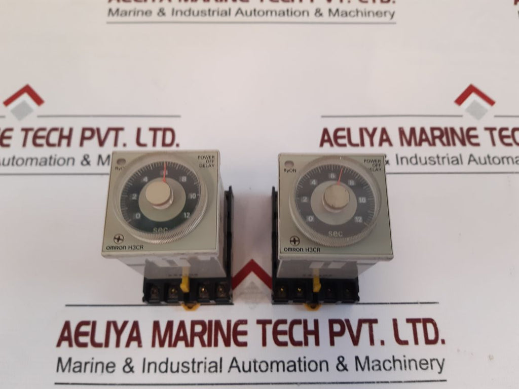 Omron H3Cr-h8L Power Off Delay Timer With Base – Aeliya Marine Tech Pvt ...