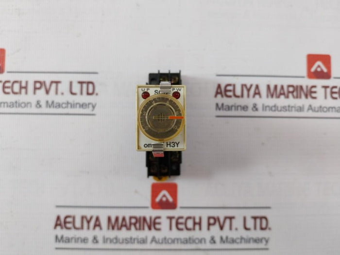 Omron H3Y-2 Solid State Timer Relay With Socket Base Pyf08A 0-10 Sec 1 – Aeliya Marine