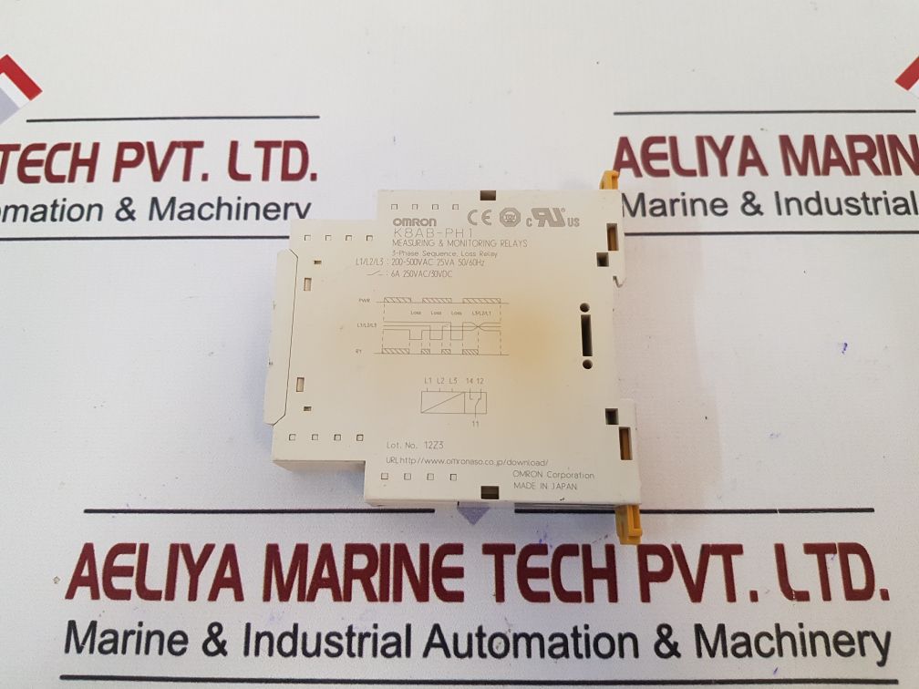 Omron K8Ab-ph1 3-phase Sequence Loss Relay 250Vac/30Vdc – Aeliya Marine