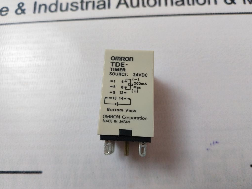 Omron Tde Timer 0-60 Sec 24V Dc – Aeliya Marine