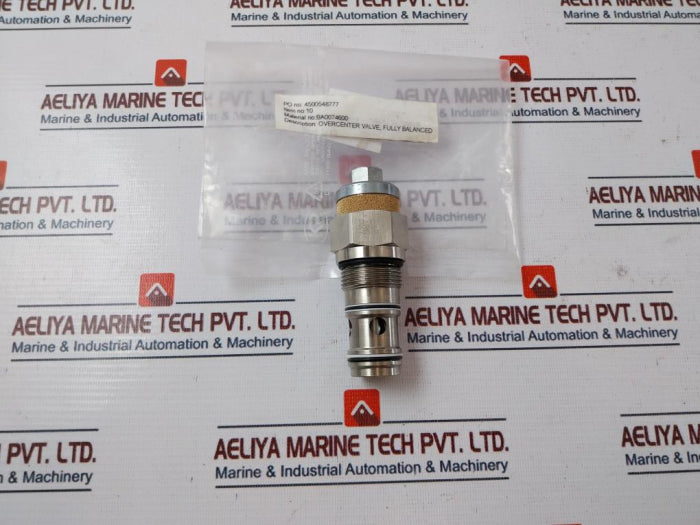 Overcenter Valve, Fully Balanced Sob5A-s3/13 – Aeliya Marine