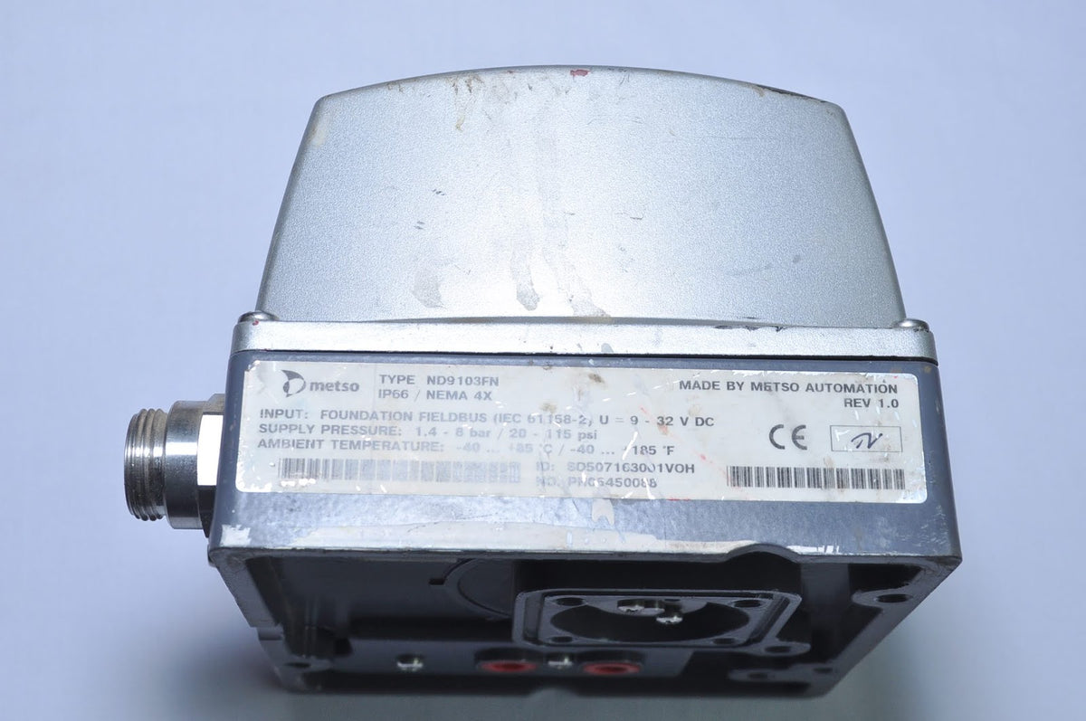 Metso Neles Nd9103Fn Intelligent Valve Controller 1.4-8 Bar/20-115 Psi ...