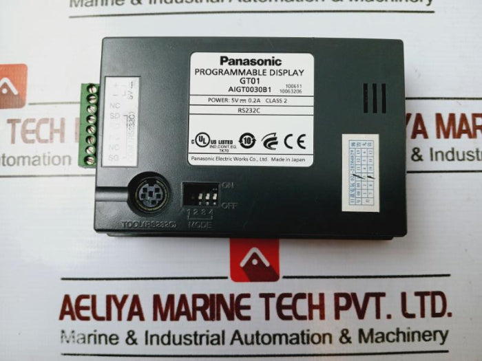 Panasonic Aigt0030B1 Gt01 Programmable Display 5V 0.2A Class 2 – Aeliya ...