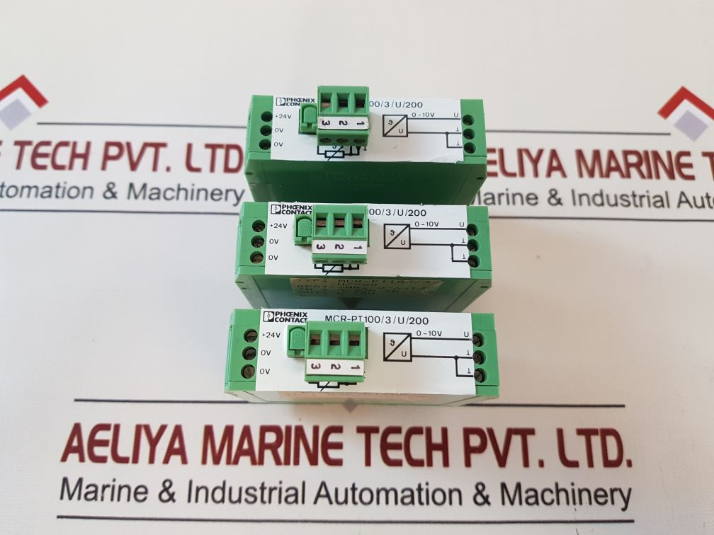 Phoenix Contact MCR-PT100/3/U/200 Transmitter – Aeliya Marine