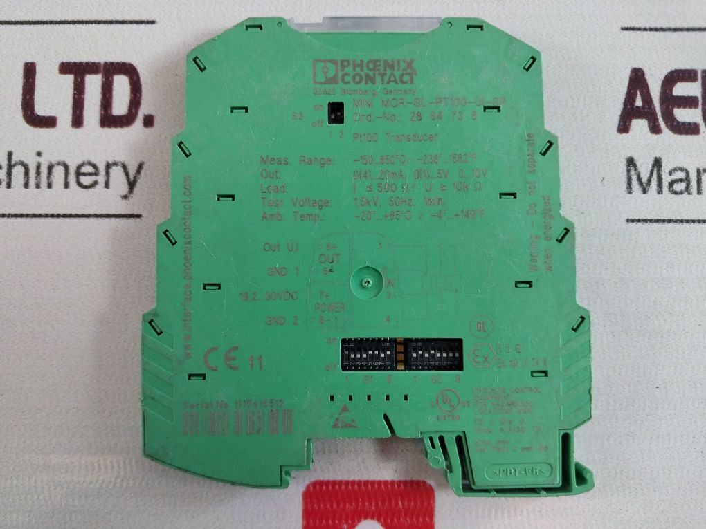 Phoenix Contact Mini Mcr-sl-pt100-ui-sp Transducer 2864736 – Aeliya Marine