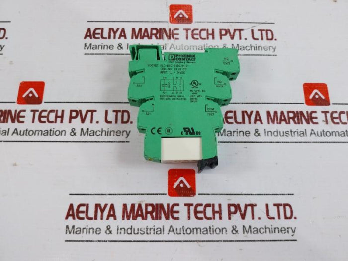Phoenix Contact Plc-bsc-24Dc/21-21 Relay With Socket Base 2967015 250V ...