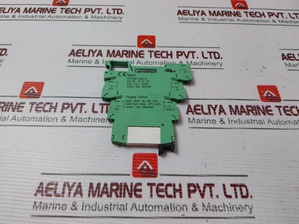 Phoenix Contact Plc-bsp-24Dc/21 Terminal Block Relay 29 67 219 – Aeliya ...