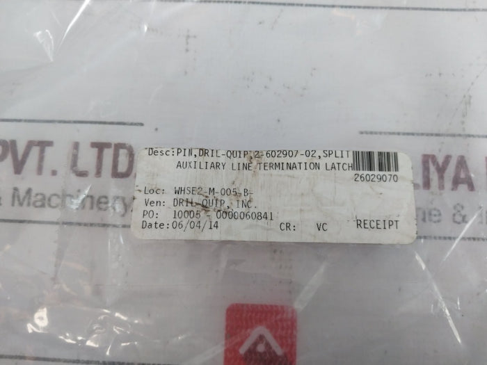 Dril-quip 2-602907-02 Split Auxiliary Line Termination Latch Pin ...