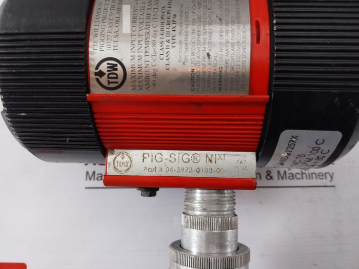 T.D.Williamson 04-3973-0100-00 Non-intrusive Pig Passage Indicator 005 ...