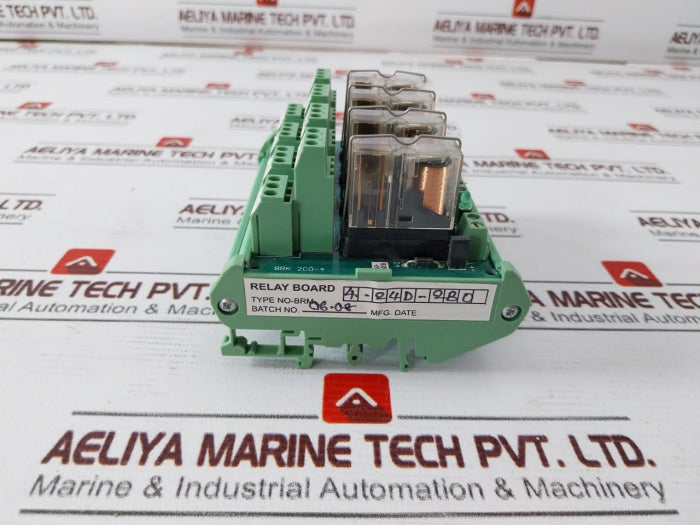 Omron Brk 2Co-4 Relay Module 94V-0 Sl1 Brm 4-24D-2B0 24Vdc 0788W4 120 ...