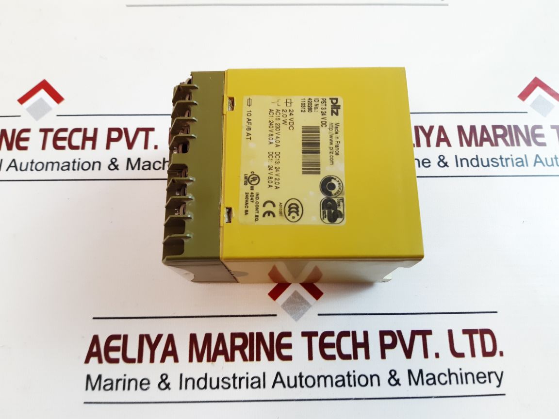 Pilz Pst 3 Safety Relay 24Vdc – Aeliya Marine