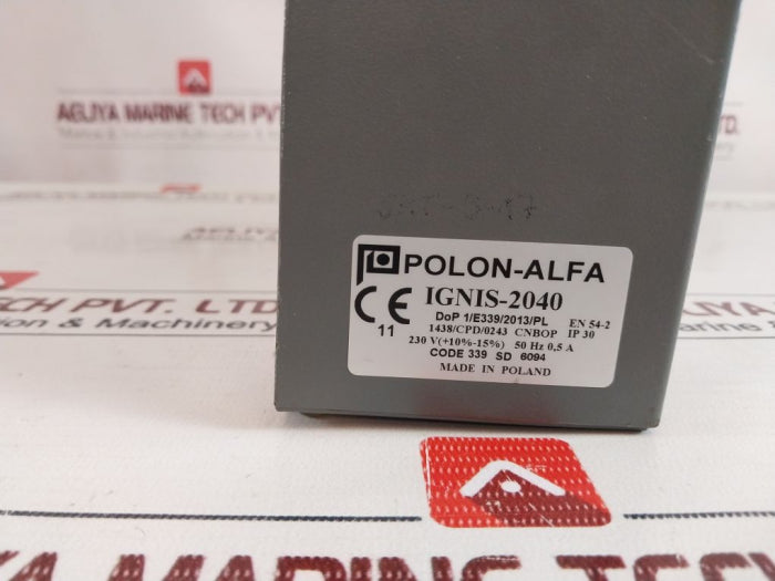 Polon-alfa Ignis-2040 Fire Alarm Control Panel – Aeliya Marine