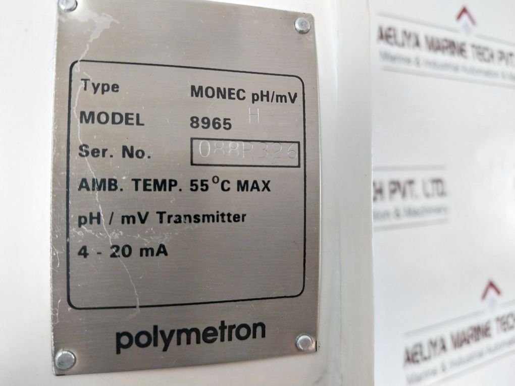 Polymetron Monec Ph/Mv 8965 Transmitter – Aeliya Marine