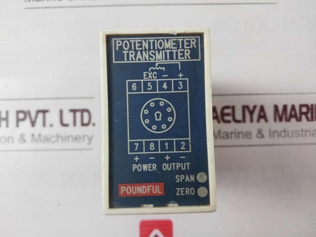 Poundful Potentiometer Transmitter With Base – Aeliya Marine