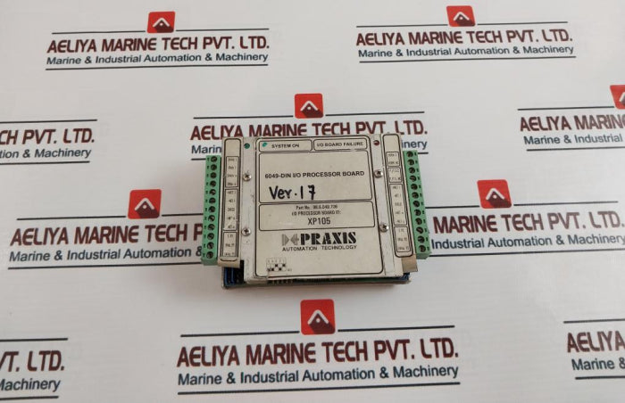 Praxis Automation 98.6.049.706 Din-control Processor Xp105 Rev: F ...