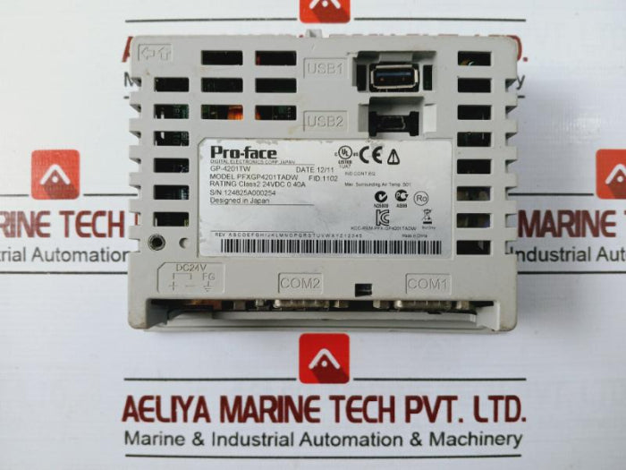 Pro-face Pfxgp4201Tadw Gp-4201Tw Hmi Touch Panel 24Vdc 0.40A – Aeliya ...