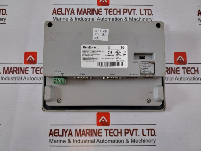Pro-face Pfxgp4402Wadw Touch Panel Gp-4402Ww 24Vdc 9.2W – Aeliya Marine