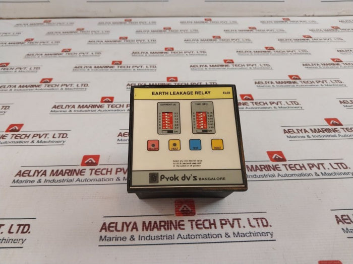 Prok Dv’s El03 Earth Leakage Relay 415V Ac – Aeliya Marine