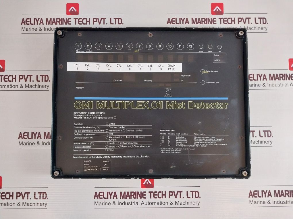 Qmi Mp12 Multiplex Oil Mist Detector – Aeliya Marine