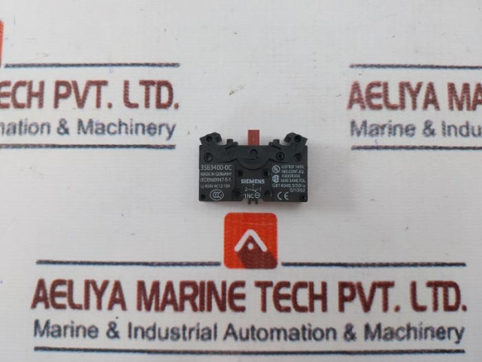 Quincy Compressor 146102K006 Estop Button 1/4 Turn, 3Sb3400-0C Contact ...