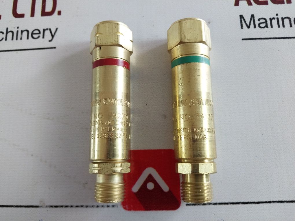 Radnor Flashback Arrestor Set 64003942 – Aeliya Marine