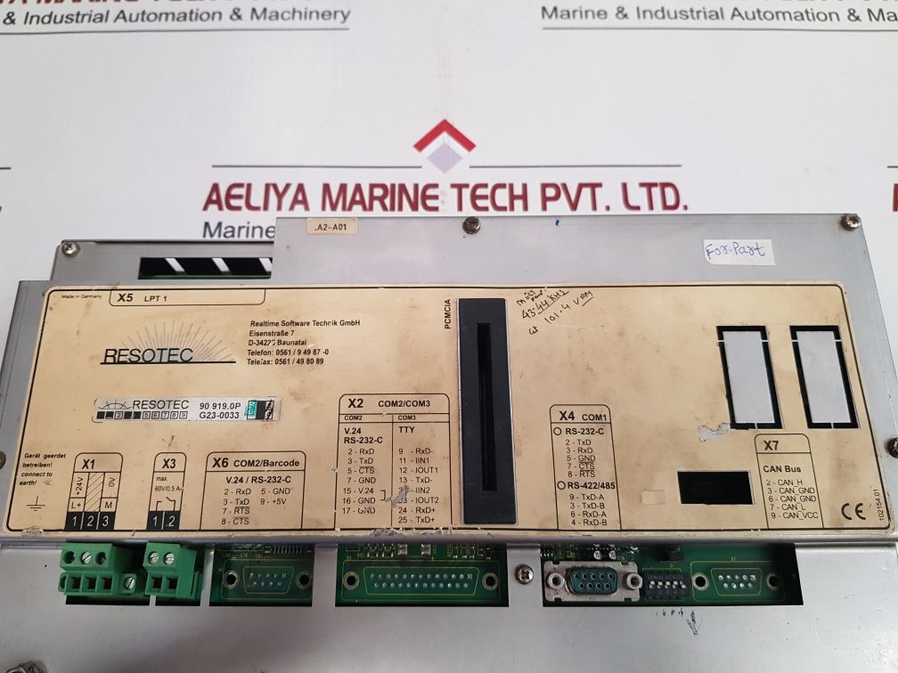 Resotec Maax-7 Operator Interface/Maag Pump Systems 90 919.0P (Not Wor ...
