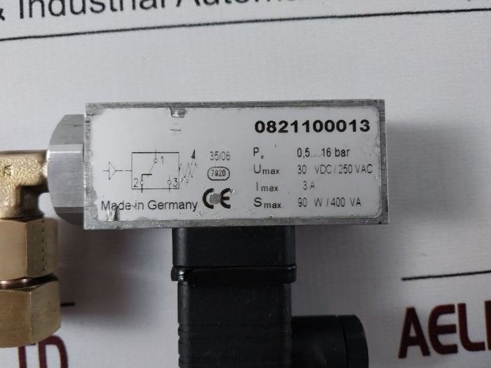 Rexroth 0821100013 Pressure Switch – Aeliya Marine
