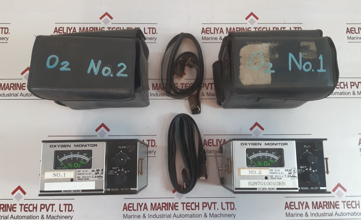 Riken Keiki Ox-227 Oxygen Monitor – Aeliya Marine